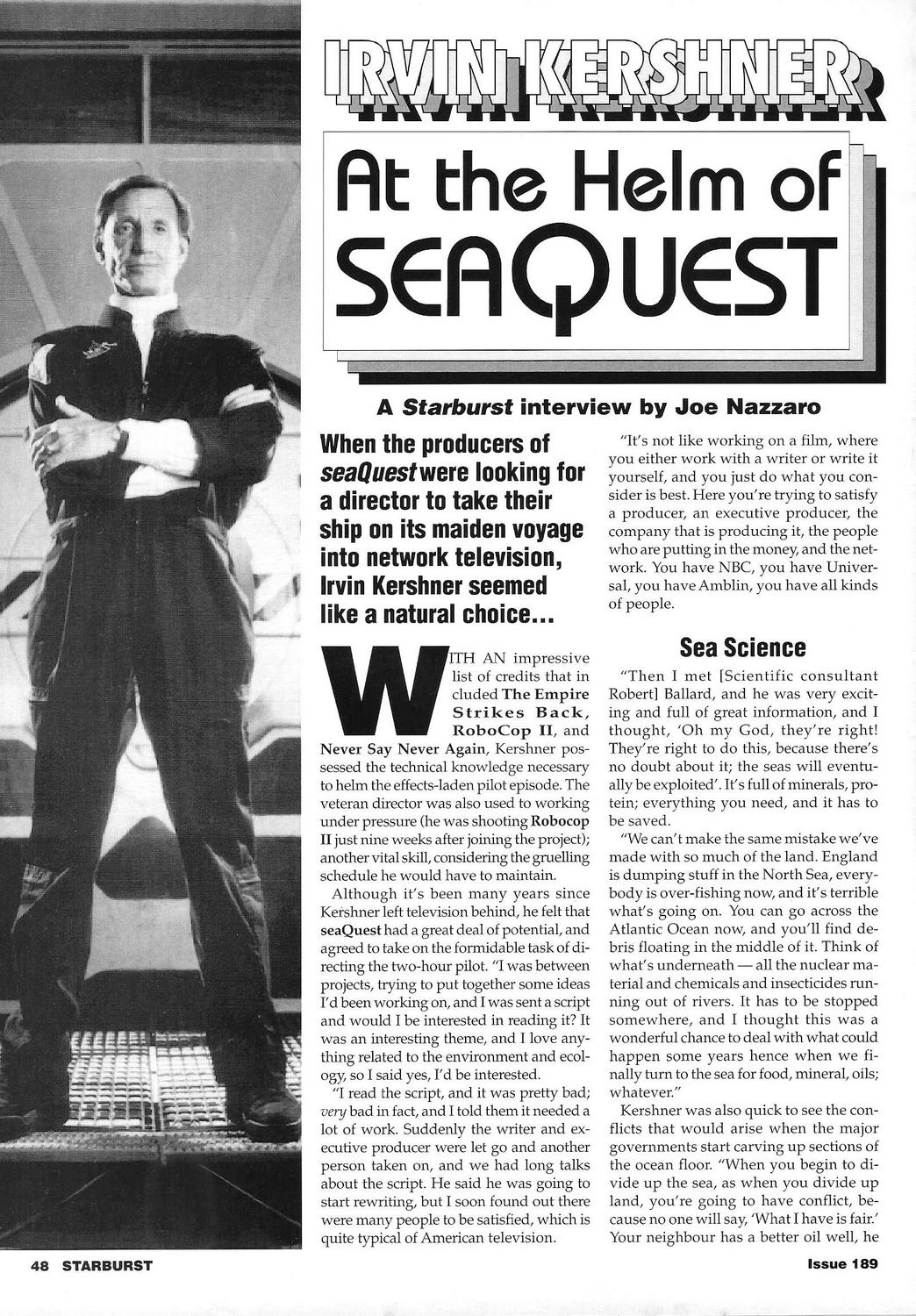 The Kershner Cut..? – The seaQuest DSV VAULT